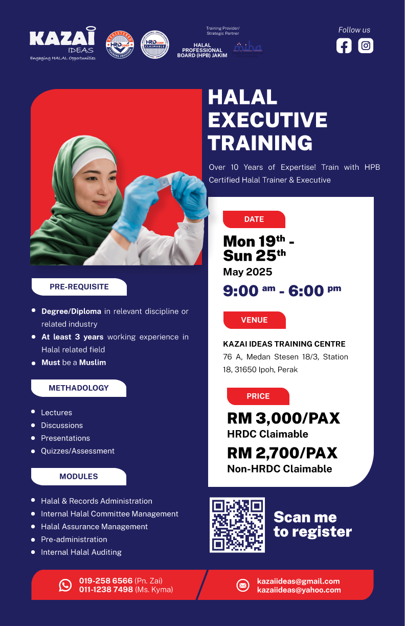 HALAL EXECUTIVE TRAINING (May 2025) | Kazai Ideas